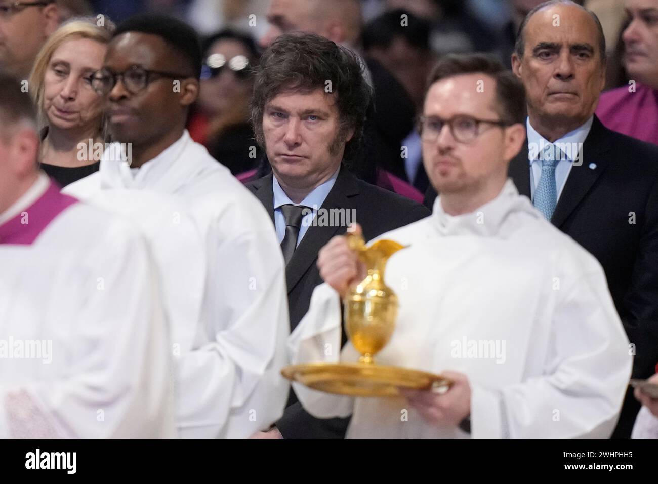 From left, Argentine Secretary-General of the Presidency Karina Milei ...