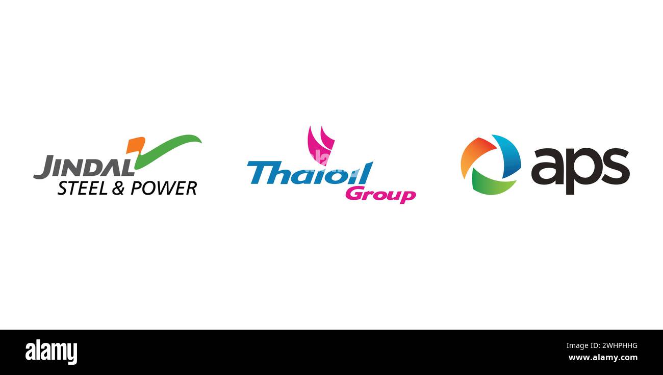 Jindal Steel, Arizona Public Service APS, Thai Oil. Vector editorial ...