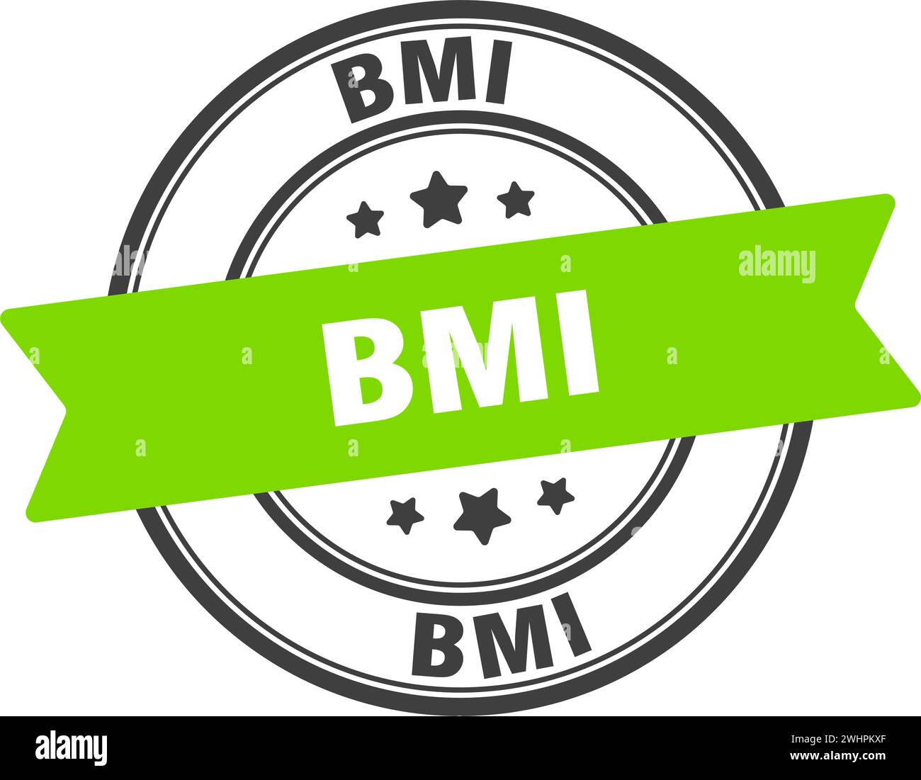 bmi stamp. bmi round sign. label on transparent background Stock Vector ...