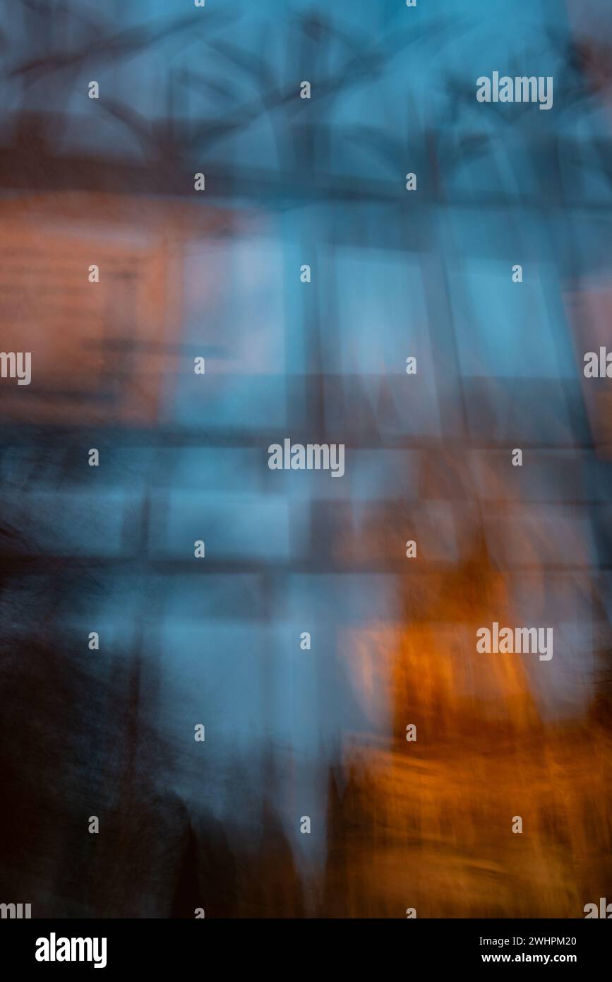 Colourful abstract blurry background with variation of lines and ...