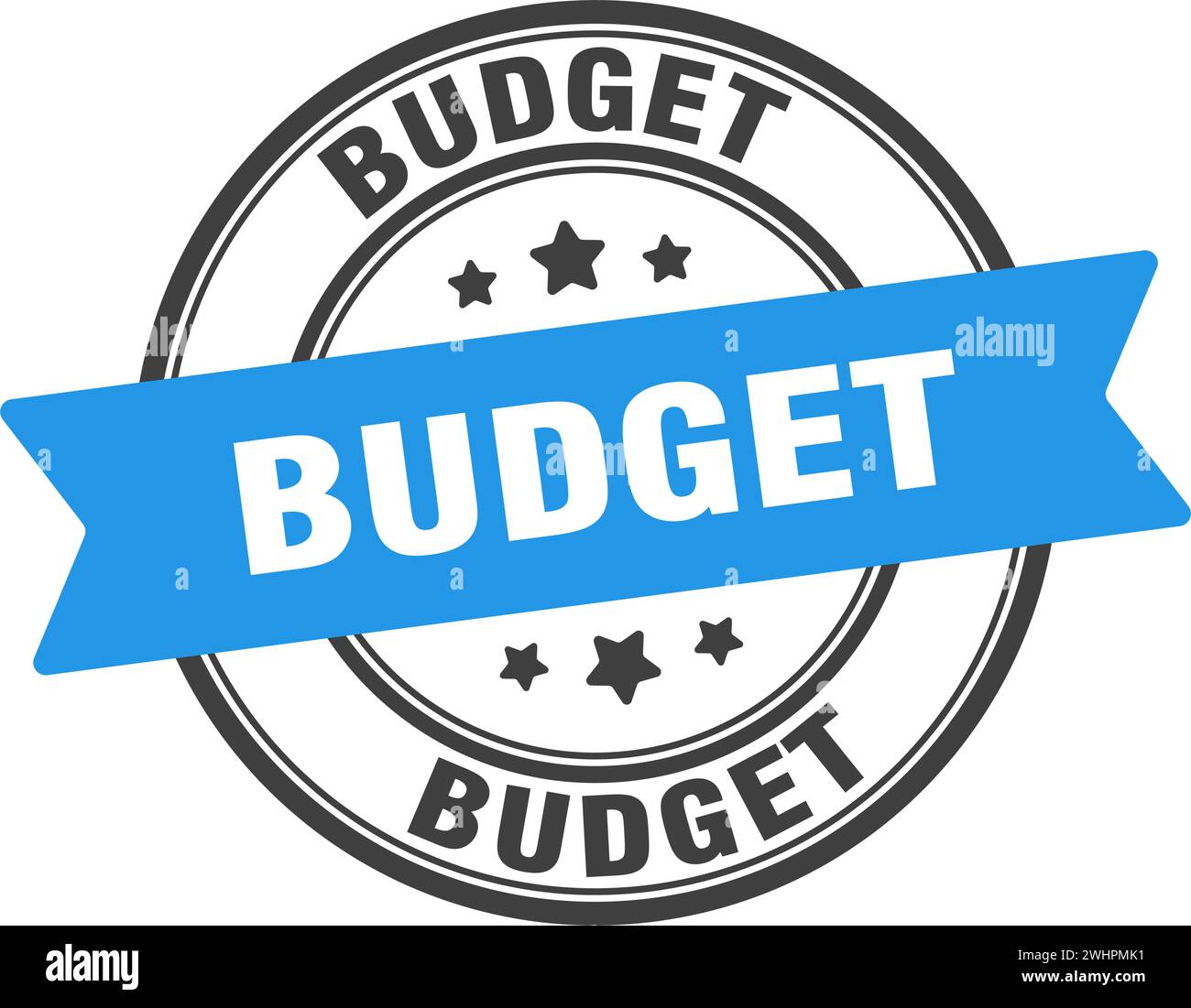 budget stamp. budget round sign. label on transparent background Stock ...