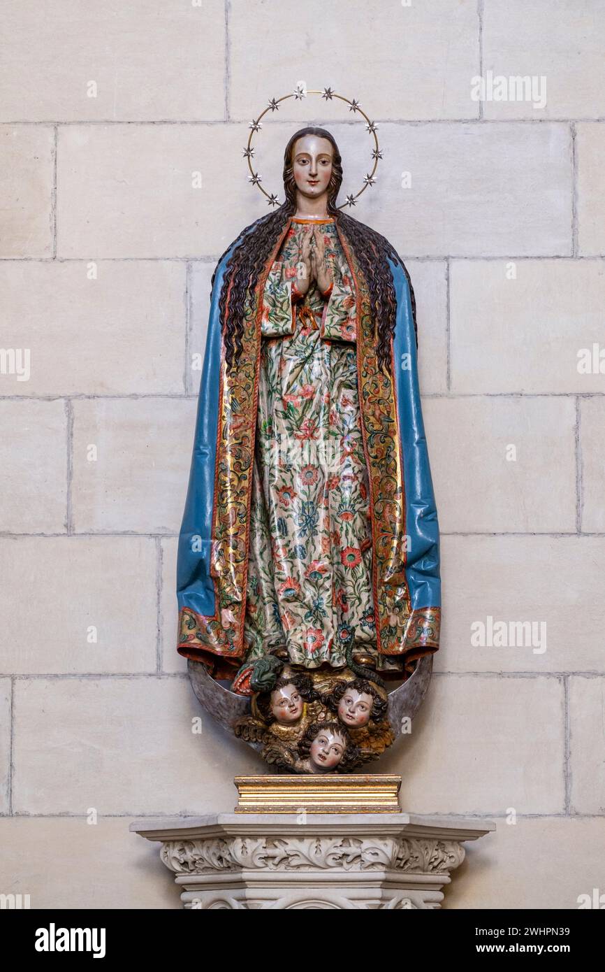 Maria Inmaculada, talla del siglo XVI, Gregorio Fernandez, capilla de ...