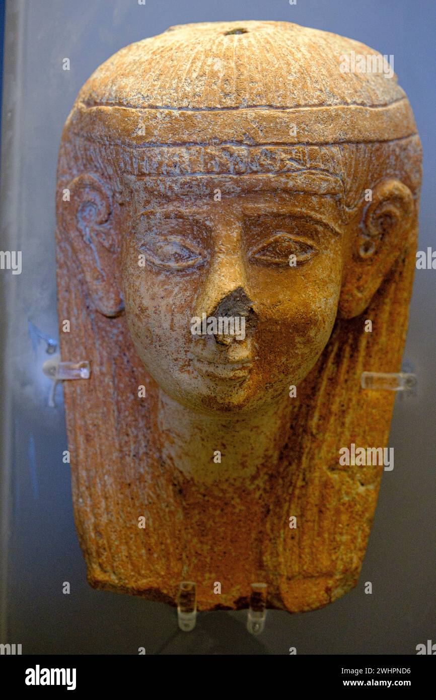 female protome, from Motya, tofhet, central favissa, clay, 6th cent ...