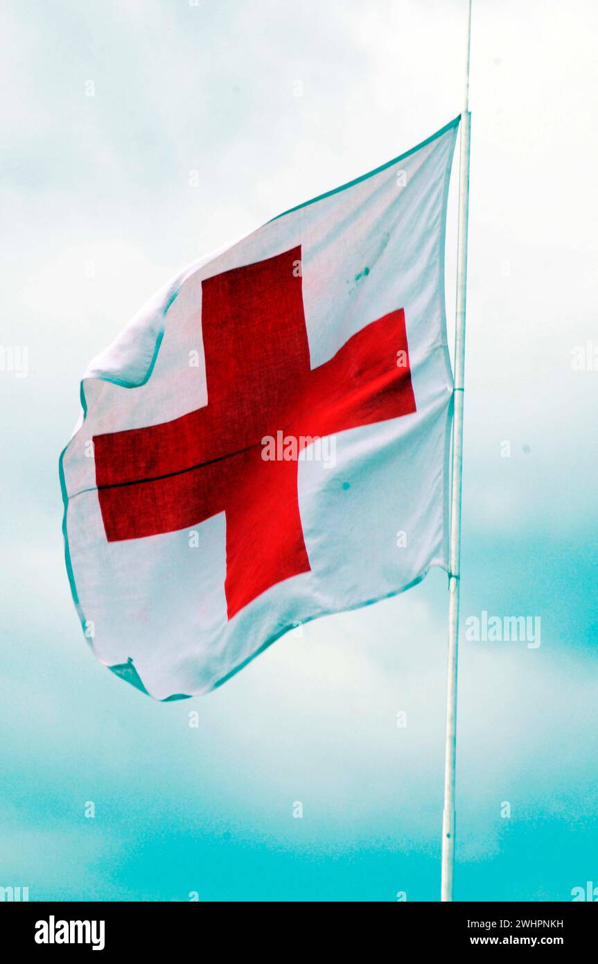 Red cross logo or symbol Stock Photo - Alamy