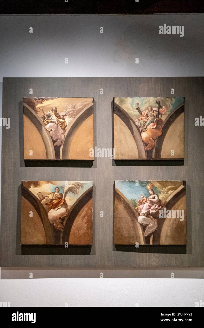 paintings by Fray Manuel Bayeu y Subias, 18th century, oil on canvas ...