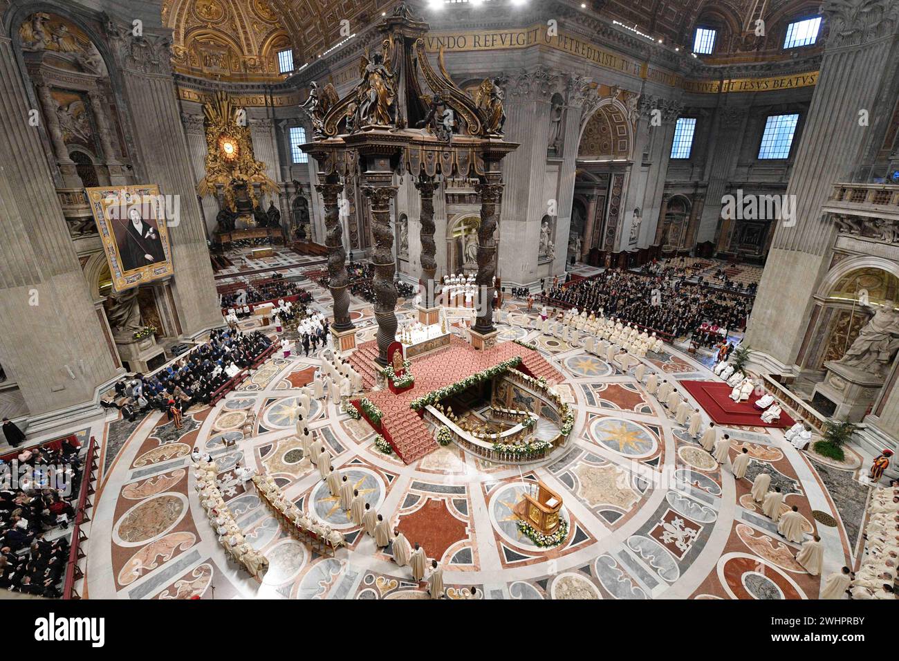 The anniversary of the apparition of the blessed virgin mary hi-res ...