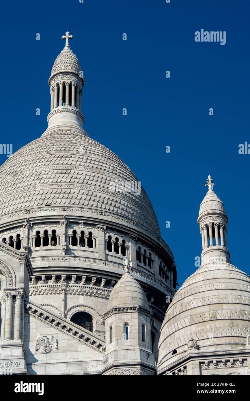 Details of the architecture of Sacre Coeur de Paris Stock Photo - Alamy
