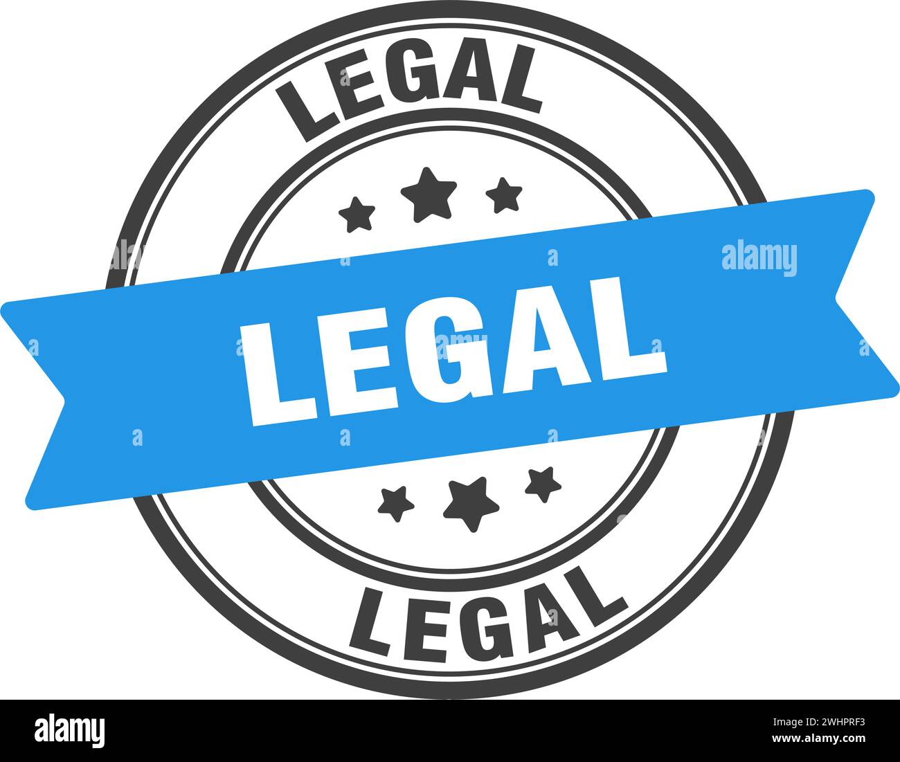 legal stamp. legal round sign. label on transparent background Stock ...