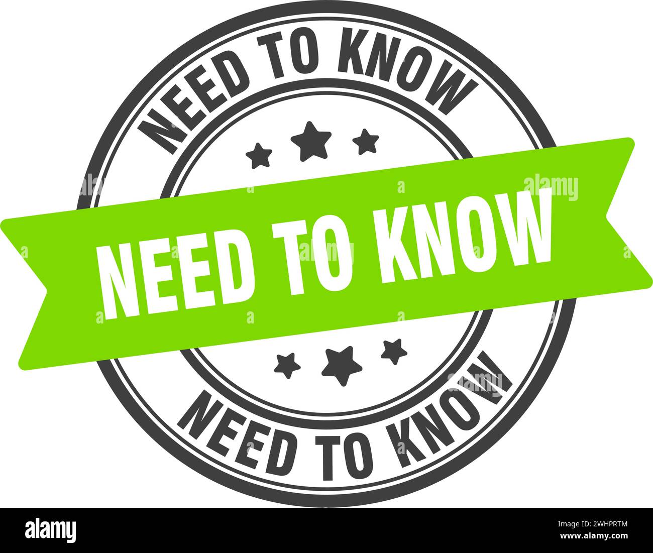 need to know stamp. need to know round sign. label on transparent ...