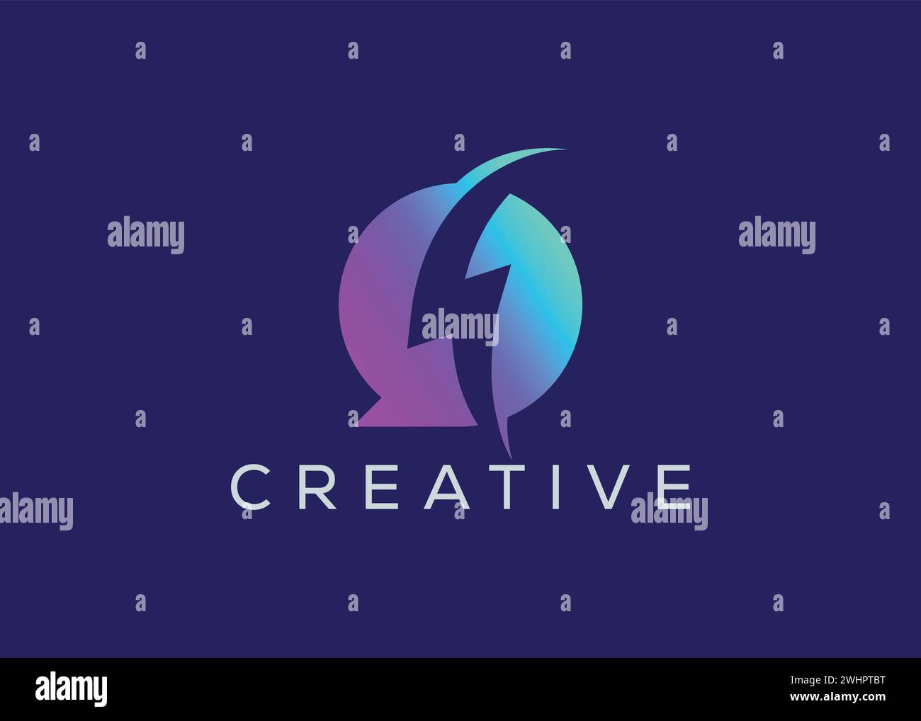 Quick conversation logo Stock Vector Images - Alamy