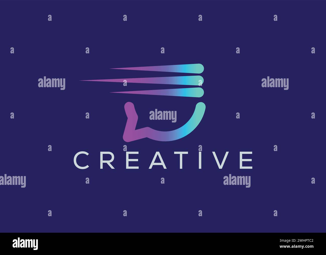 Minimalist Fast chat logo design vector template. Creative modern quick ...