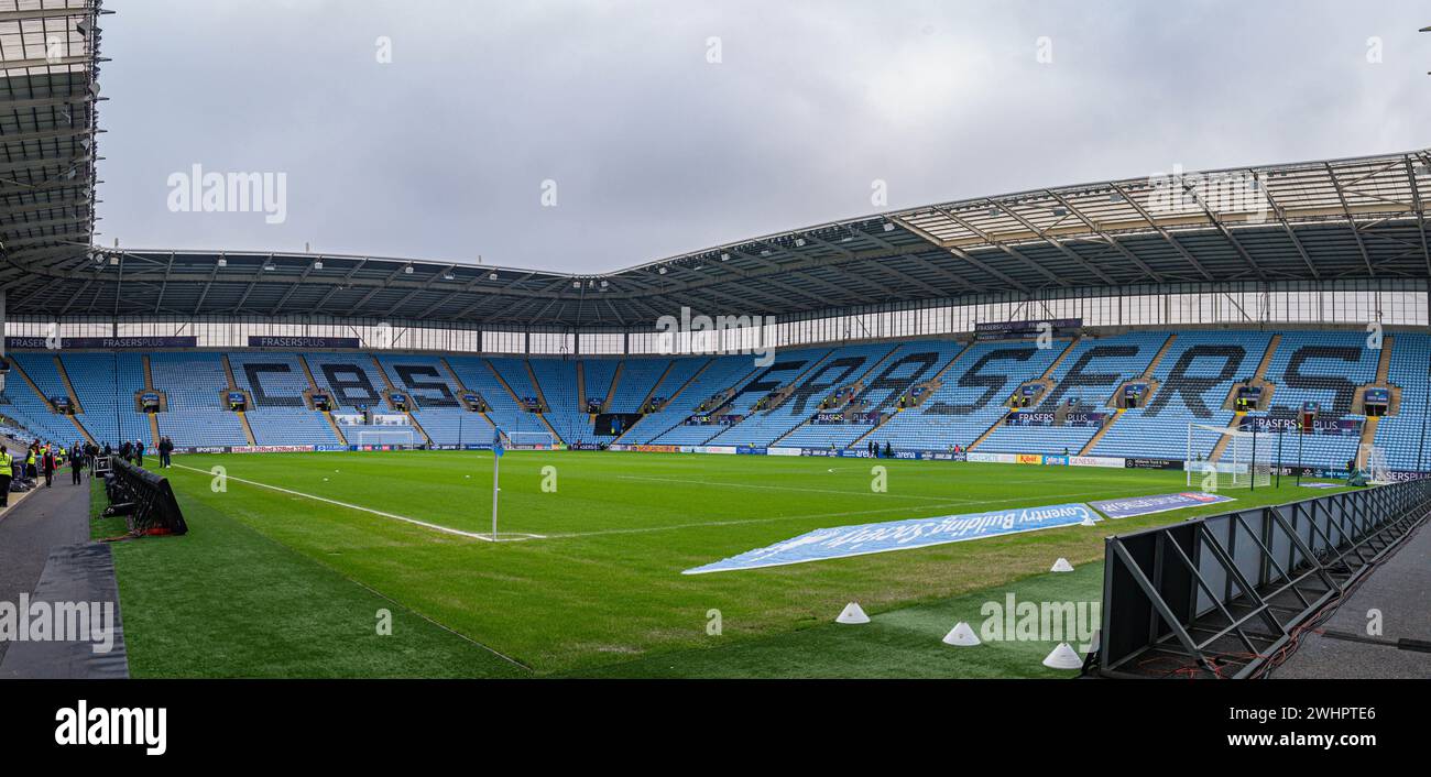 11th February 2024; Coventry Building Society Arena, Coventry, England ...