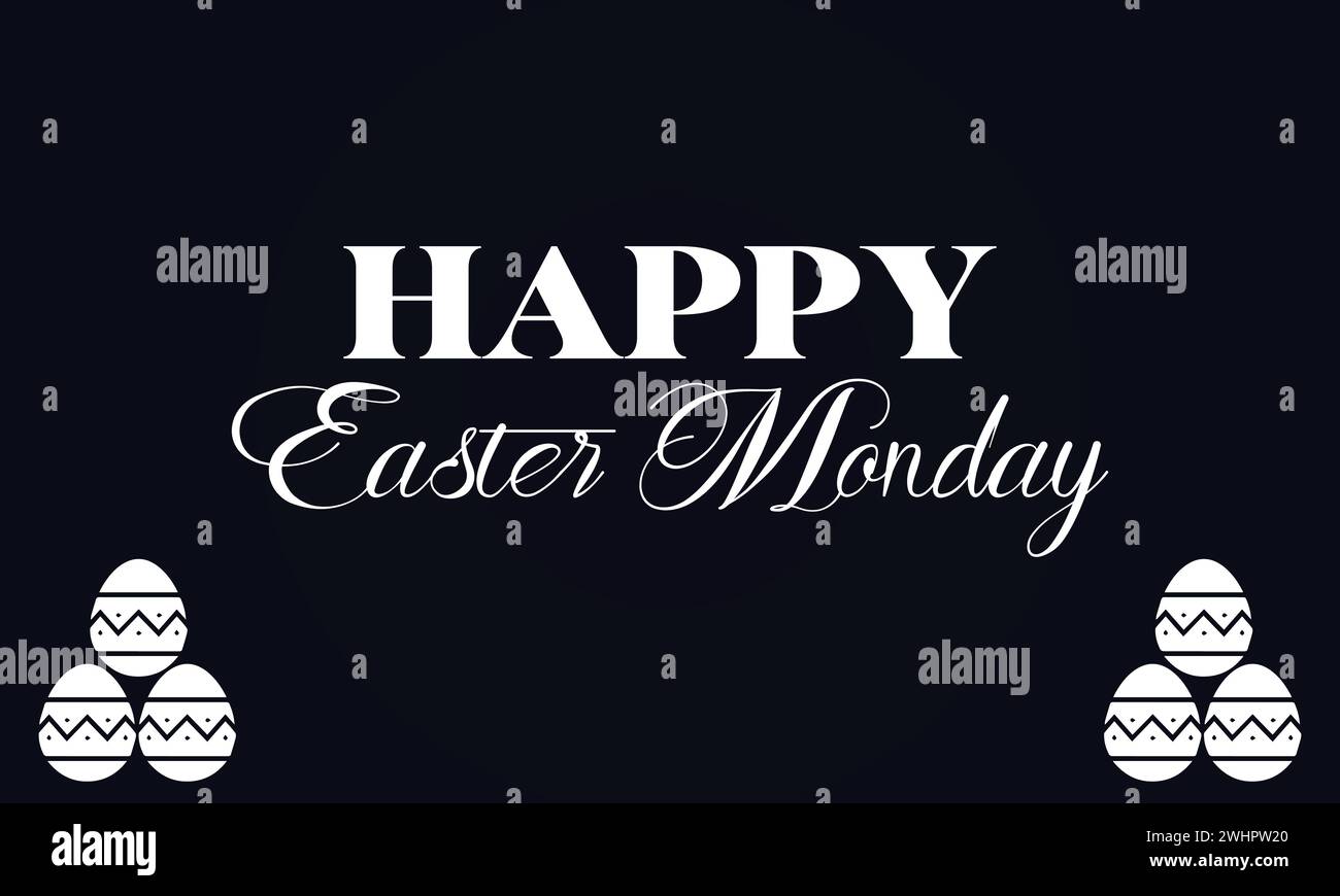 Easter monday vector vectors hi-res stock photography and images - Alamy