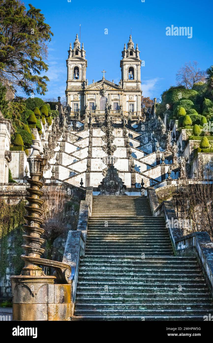 Cathedral bom jesus monte hi-res stock photography and images - Alamy