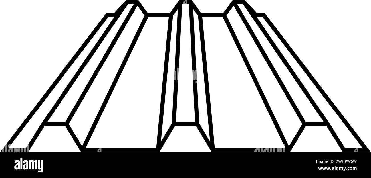 Metal building siding panel Cut Out Stock Images & Pictures - Alamy