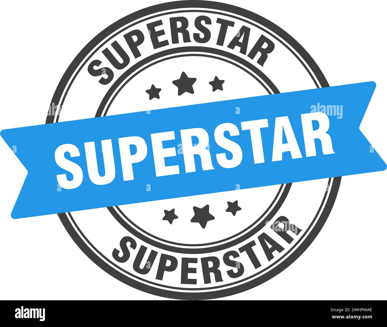 superstar stamp. superstar round sign. label on transparent background ...