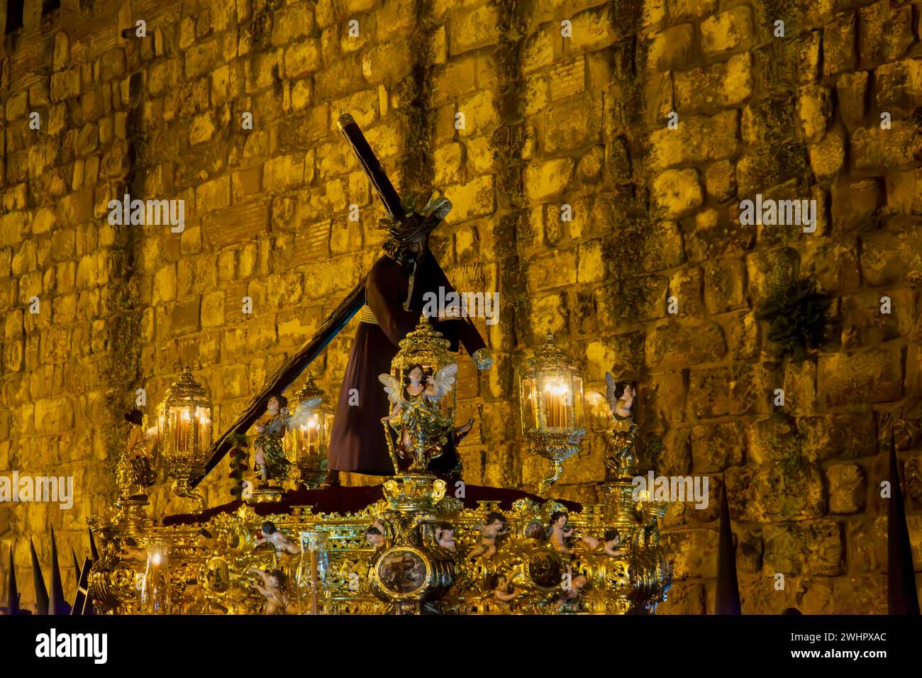 Procession of Jesus of the Great Power in the Holy Week of Seville ...