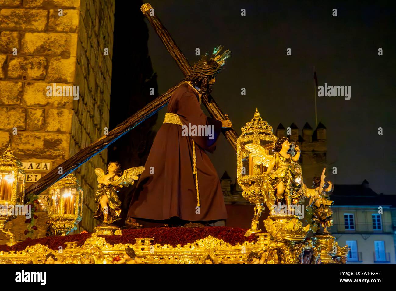 Procession of Jesus of the Great Power in the Holy Week of Seville ...