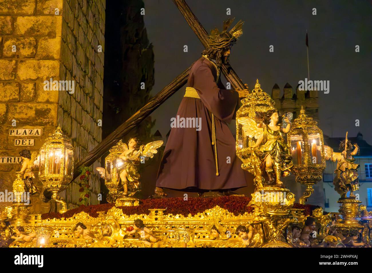 Procession of Jesus of the Great Power in the Holy Week of Seville ...