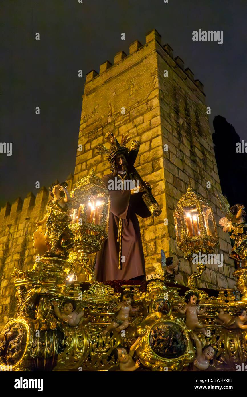 Procession of Jesus of the Great Power in the Holy Week of Seville ...