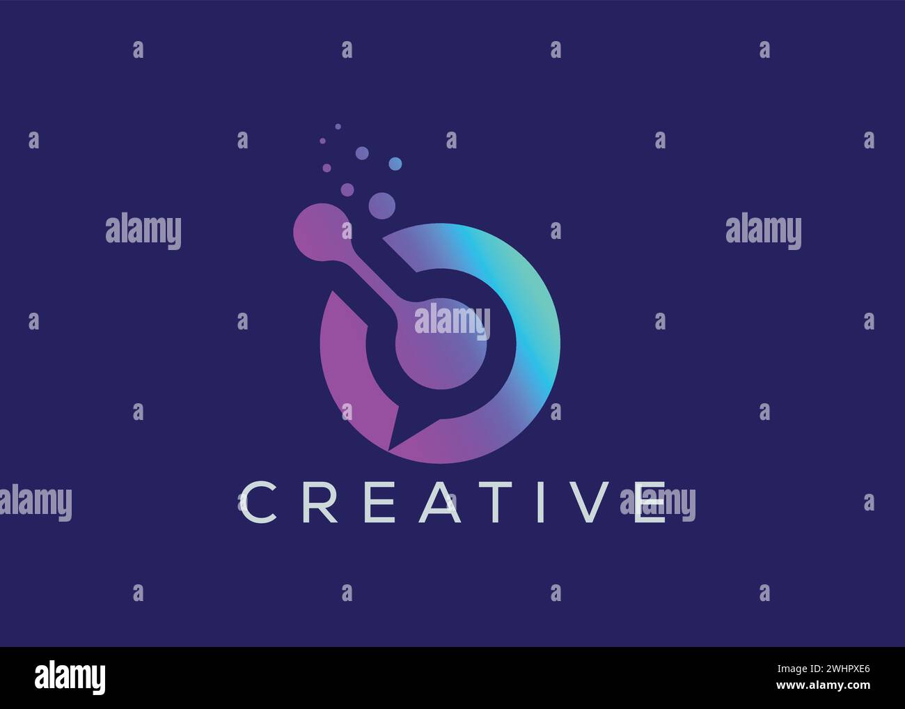 Minimalist Technology modern chat logo design vector template. Creative ...