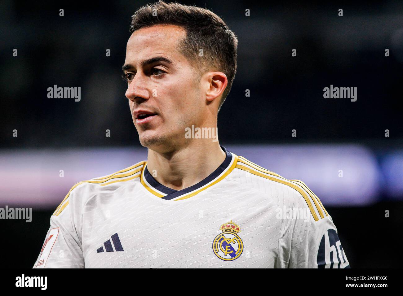 Lucas Vazquez of Real Madrid during the Spanish championship La Liga ...