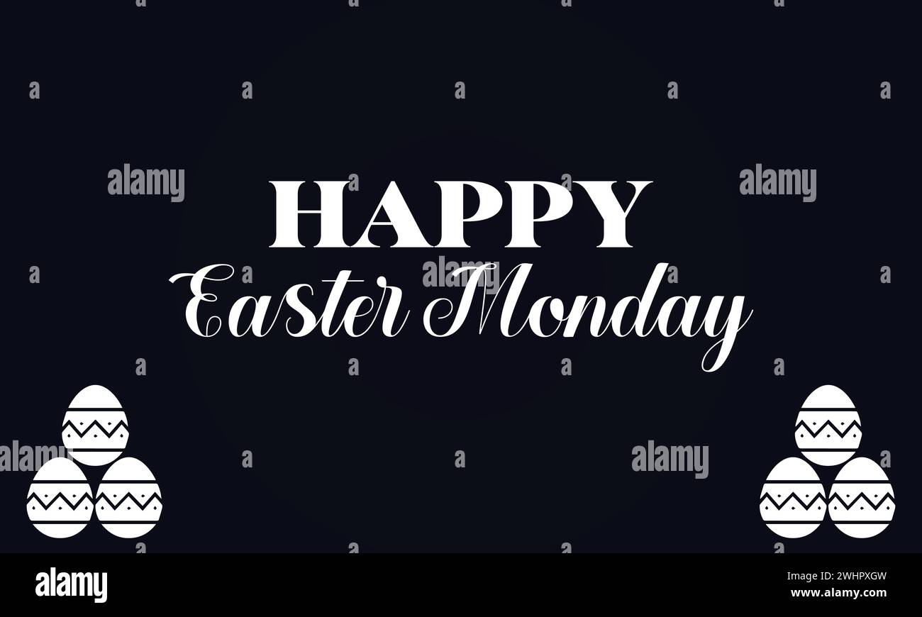 Easter monday vector vectors hi-res stock photography and images - Alamy