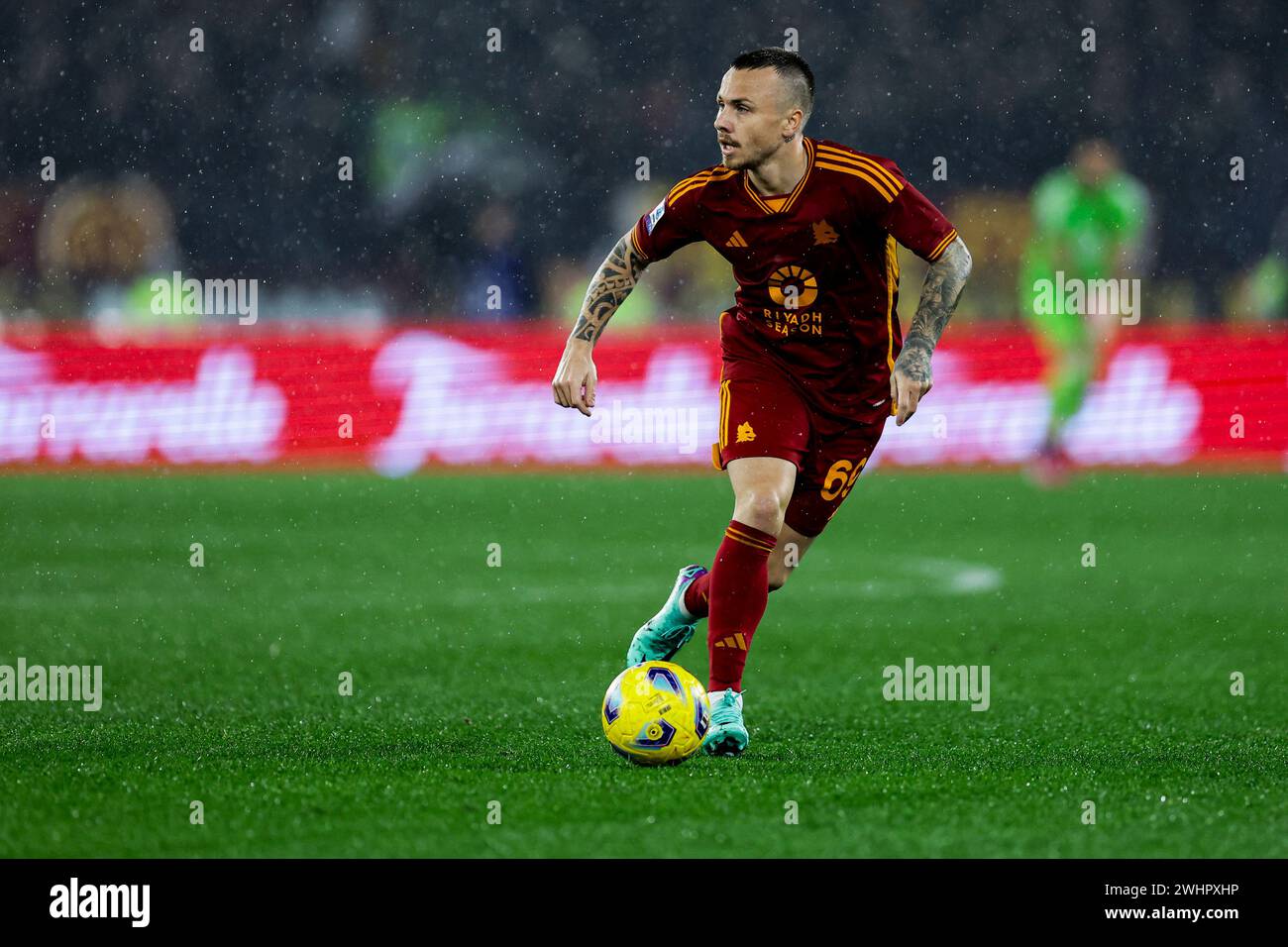 Roma’s Spanish defender Angelino during the Serie A football match ...