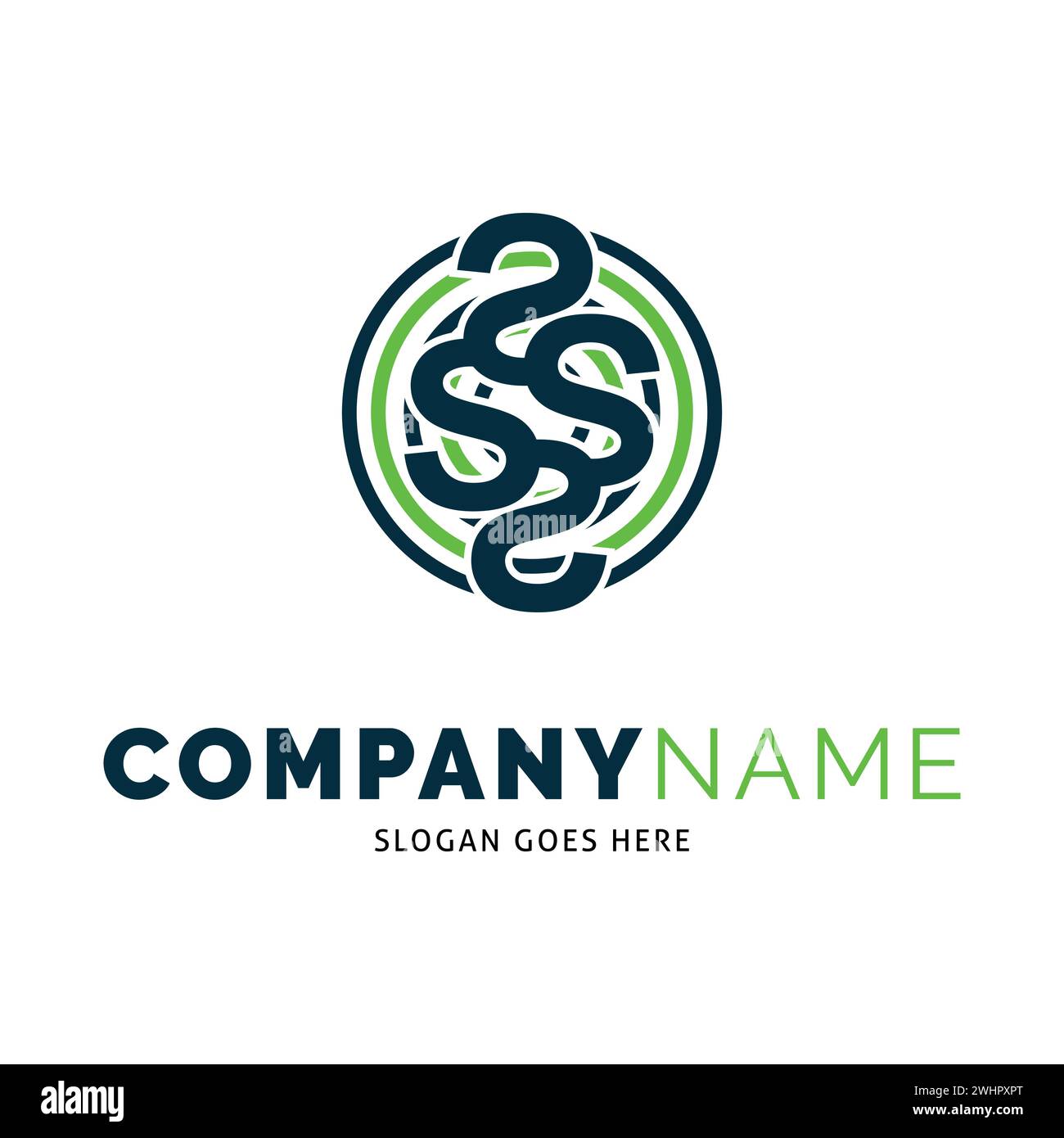 Initial Letter SSSS Icon Logo Design Template Stock Vector Image & Art ...