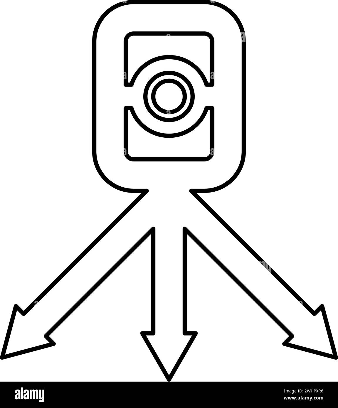 Theodolite survey equipment for measurements on tripod geodetic device ...
