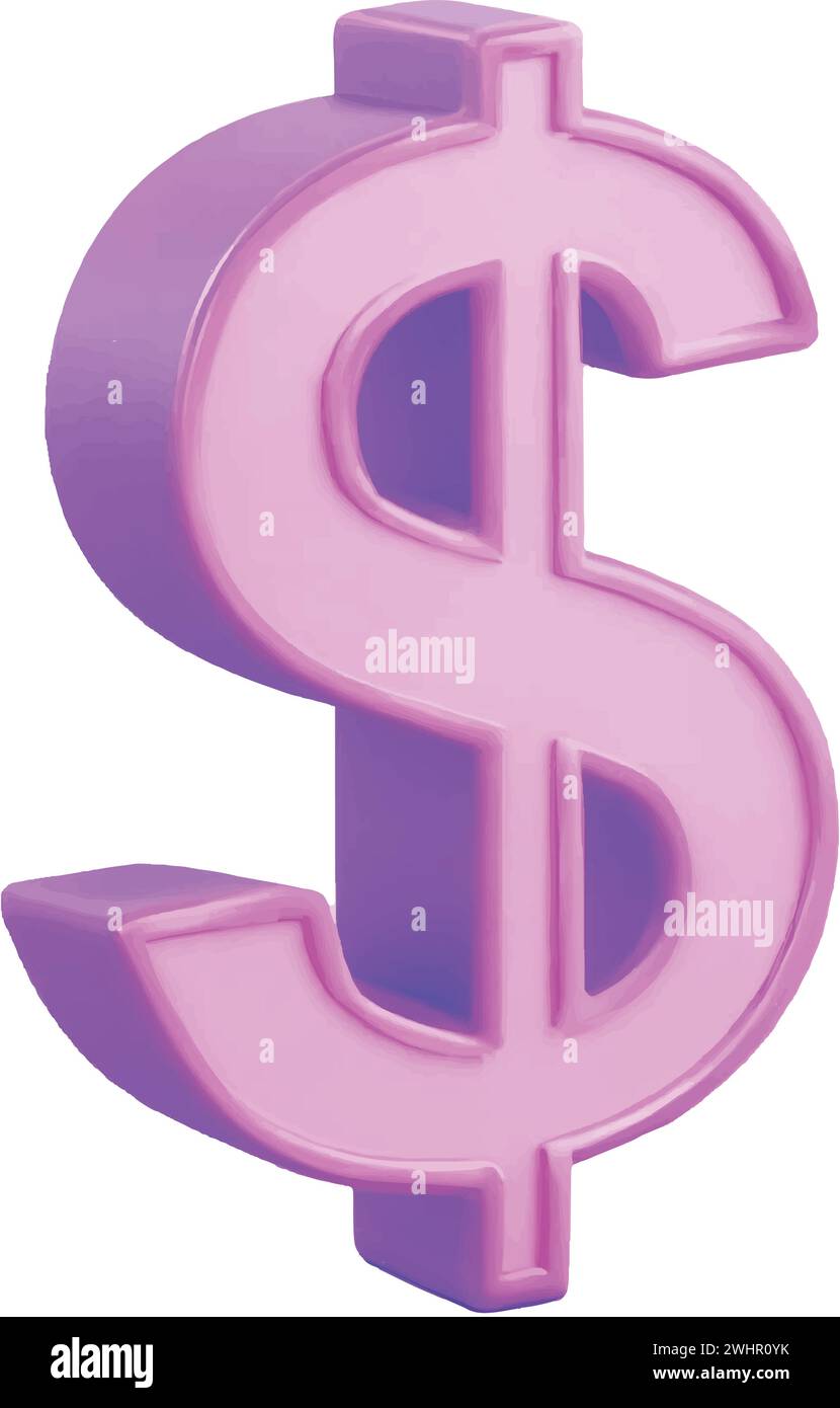 3d currency illustration Stock Vector Images - Alamy