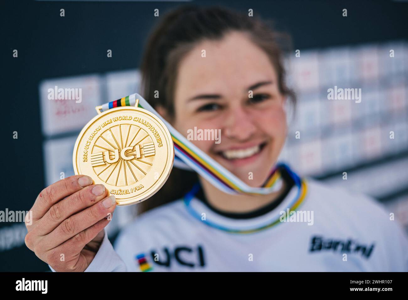 Picture by Alex Whitehead/SWpix.com - 11/02/2024 - Cycling - 2024 UCI ...