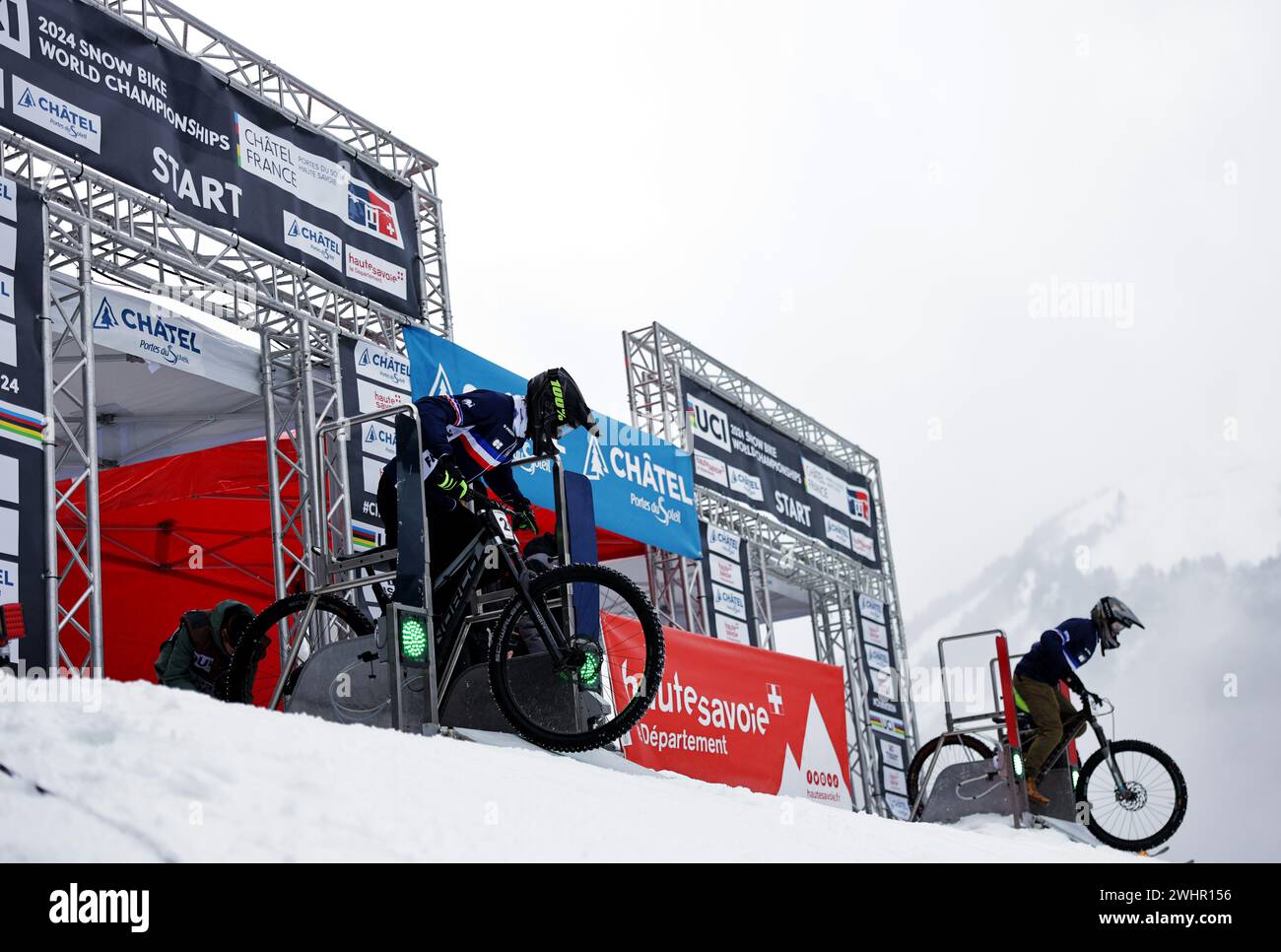 Chatel, France. 11th Feb, 2024. Picture by Alex Whitehead/SWpix.com - 11/02/2024 - Cycling ...