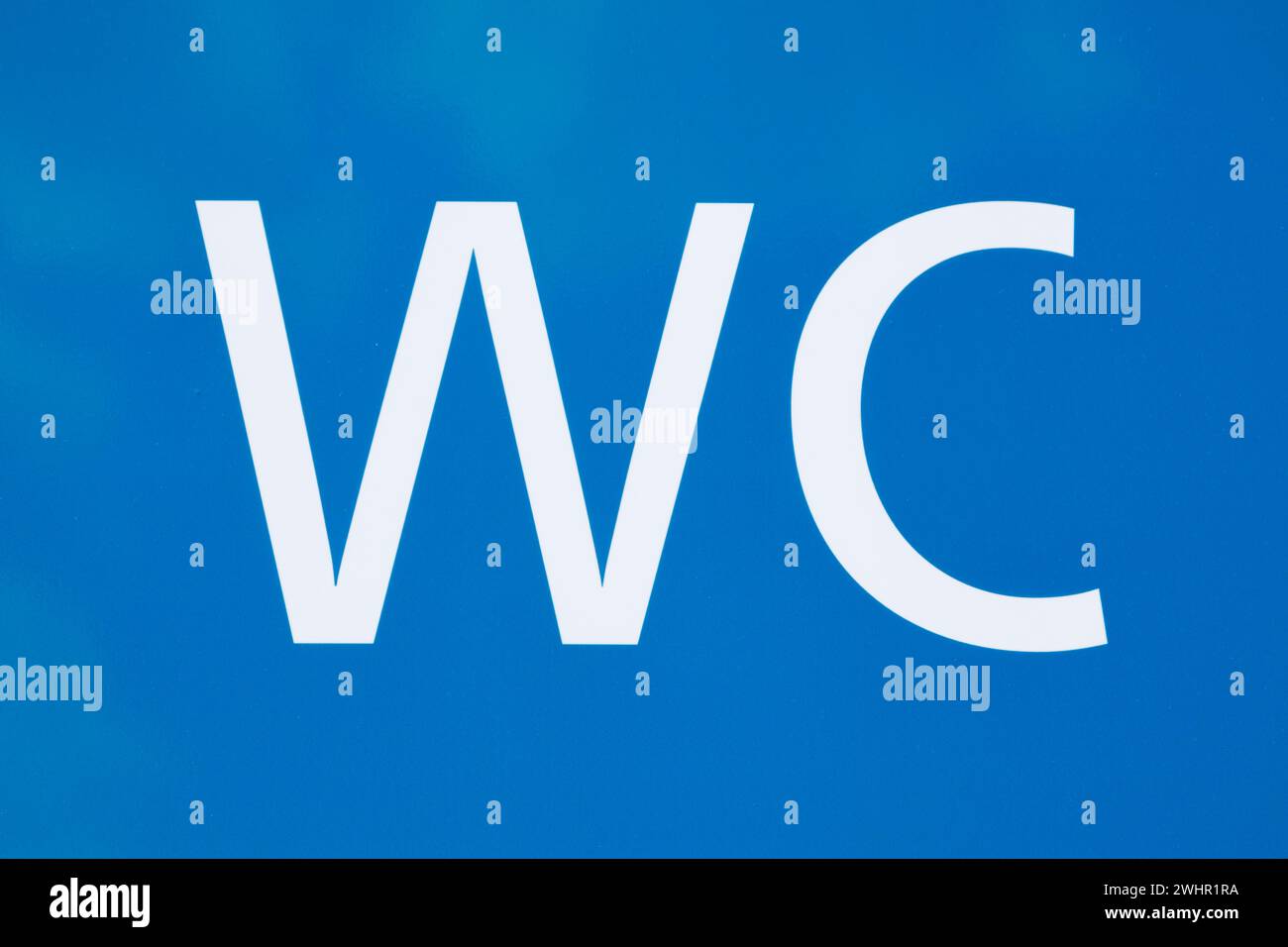 Wc information sign hi-res stock photography and images - Alamy