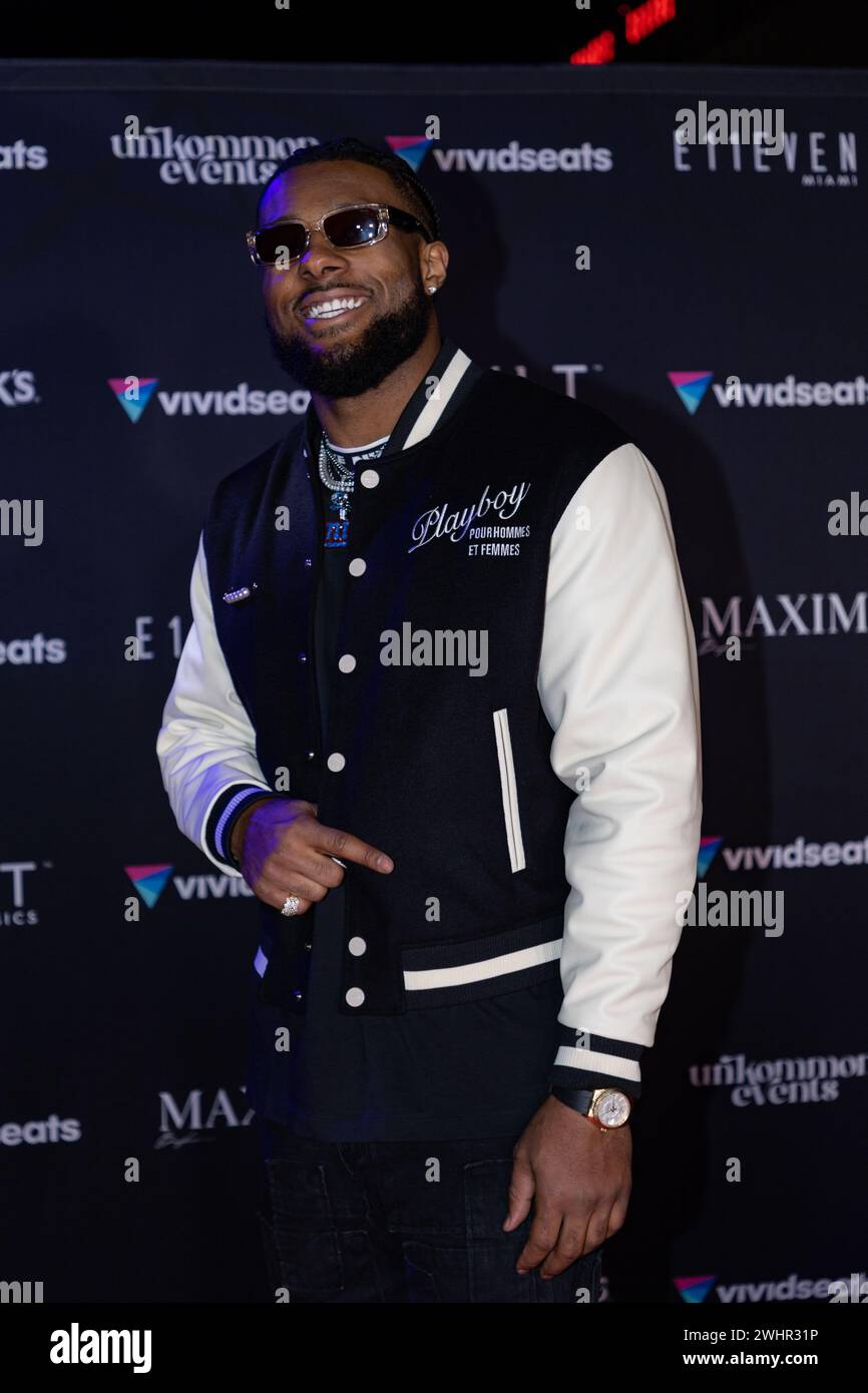 Las Vegas, NV, USA. 10th Feb, 2024. Kayvon Thibodeaux pictured at the ...