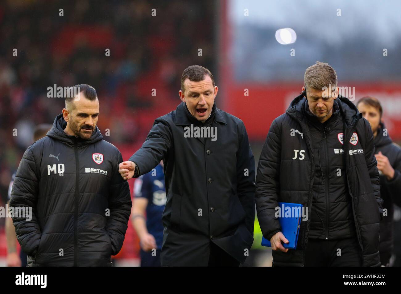 Oakwell Stadium, Barnsley, England - 10th February 2024 Neill Collins ...