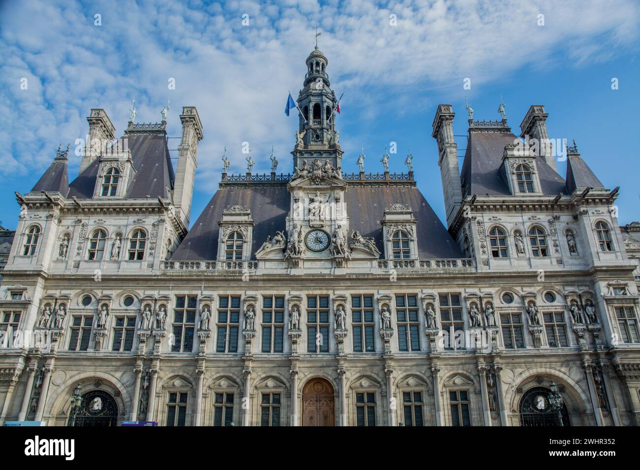 architectural details of Paris buildings. High quality photo Stock ...