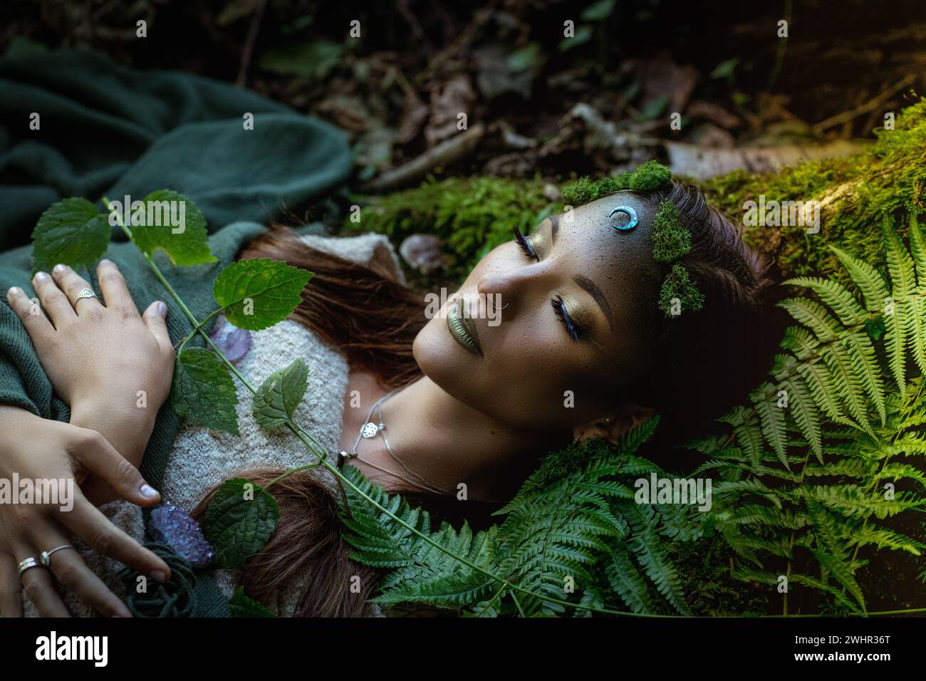 Mother Earth Fantasy Forest Beauty Beauty Nature Cosplay Costume Green ...