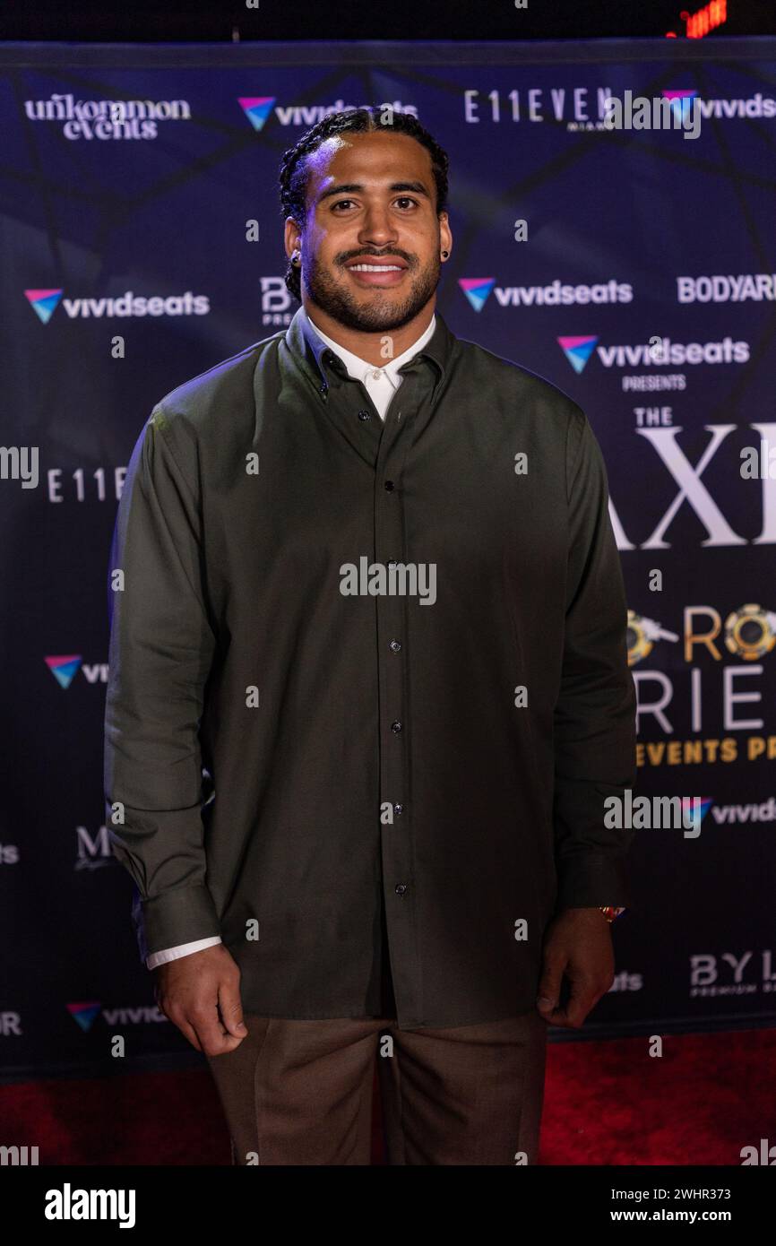 Las Vegas, NV, USA. 10th Feb, 2024. Eric Hendricks pictured at the 2024 ...