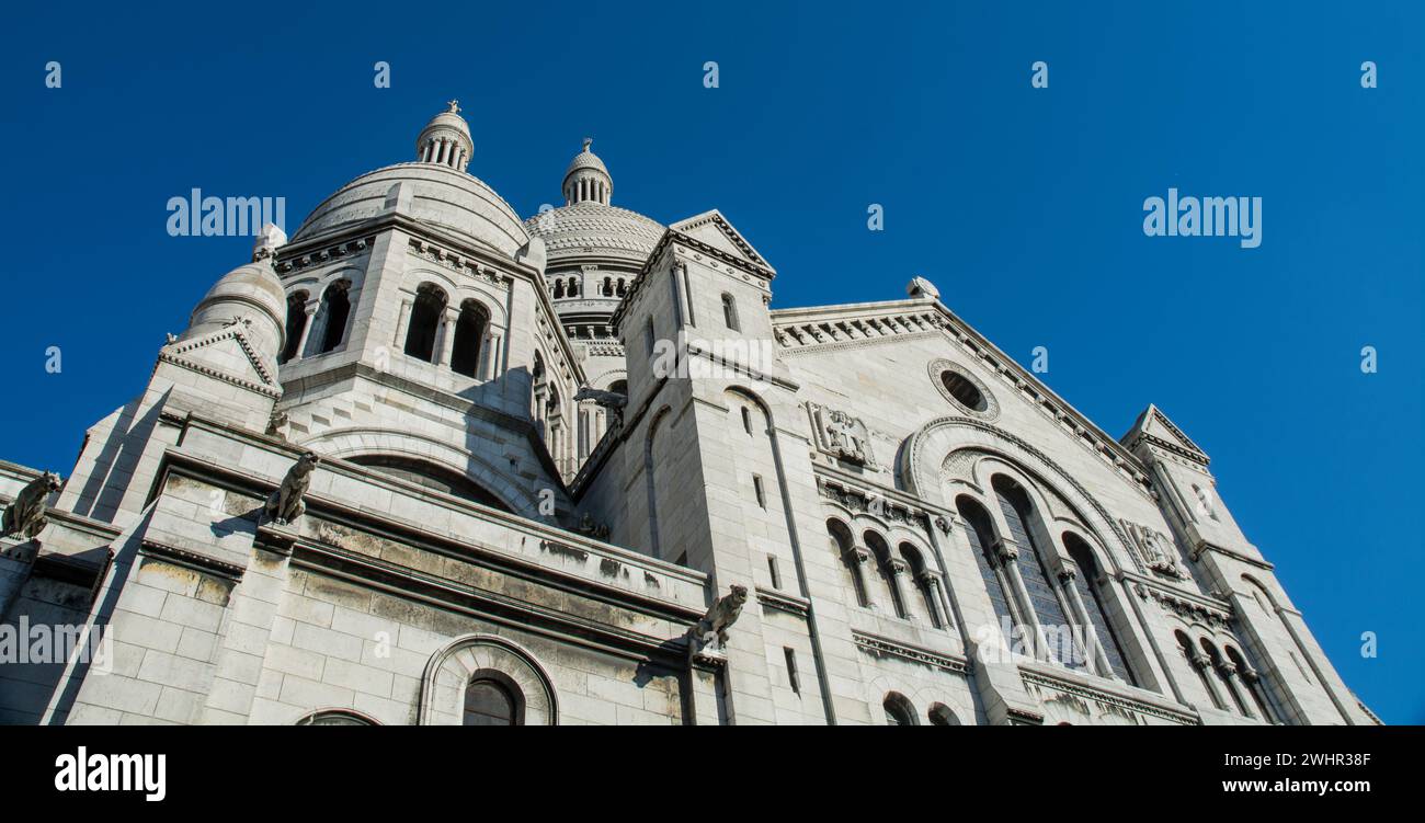 Details of the architecture of Sacre Coeur de Paris Stock Photo - Alamy