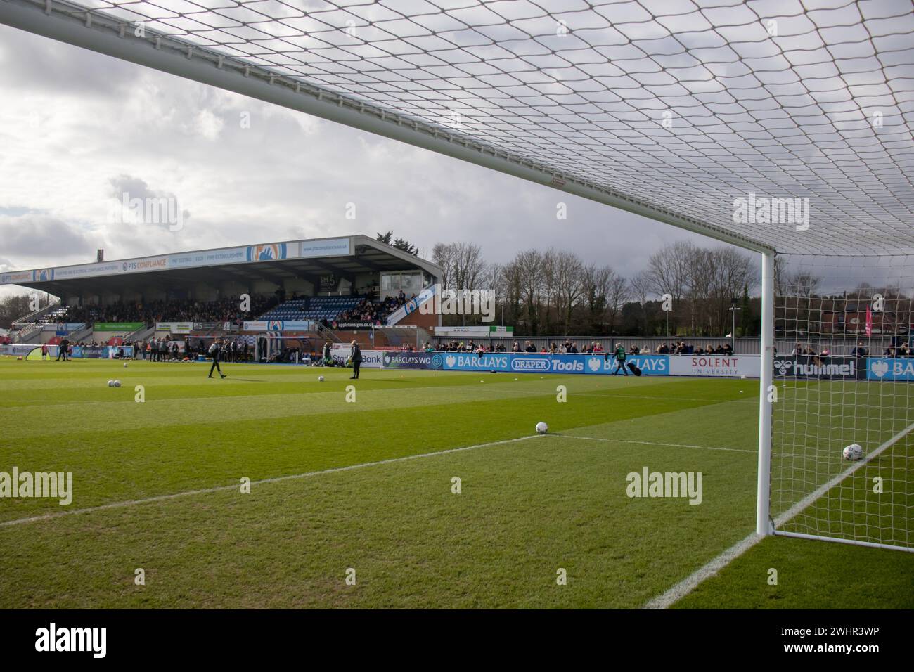 Eastleigh, UK. 11th Feb, 2024. The scene is set ahead of the Adobe ...