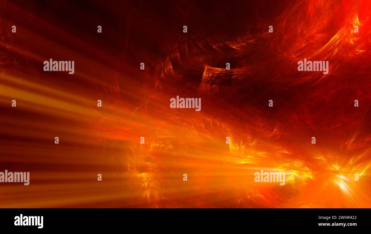Fire Flame Ray light abstract illustration render Stock Photo - Alamy