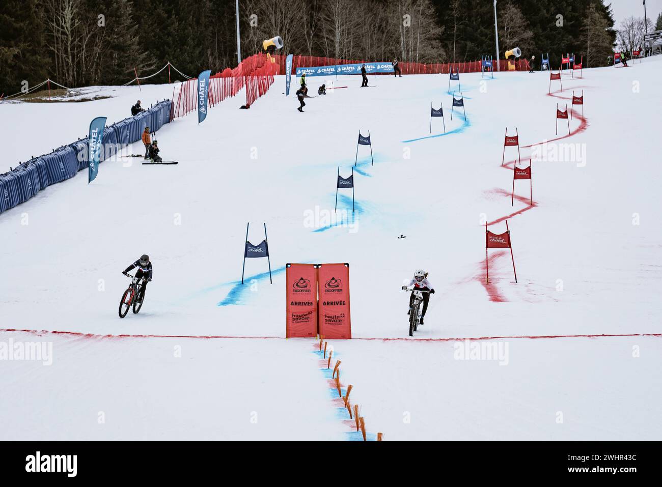 Lisa BAUMANN of Switzerland 1st place in the Women Elite Dual Slalom ...