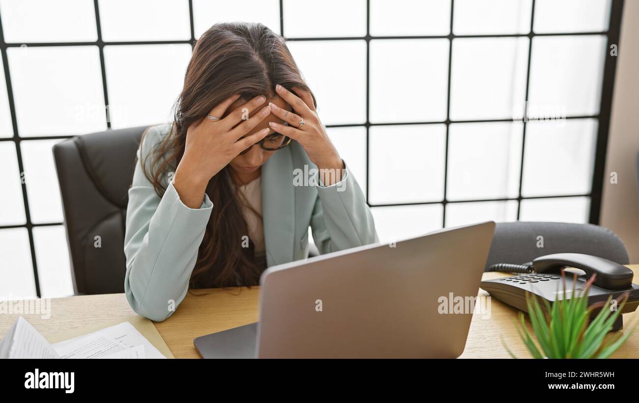 Overworked and stressed, the plight of a young, beautiful hispanic ...