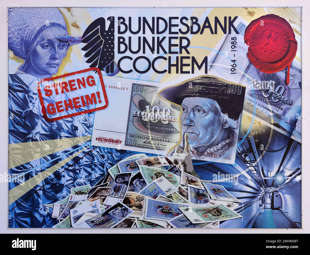 Bundesbank Bunker Cochem, formerly secret bunker, now museum, Germany ...