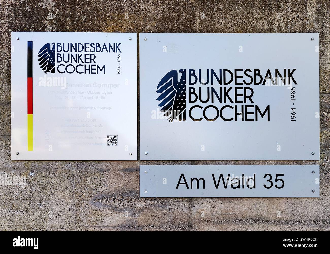 Bundesbank Bunker Cochem, formerly secret bunker, now museum, Germany ...