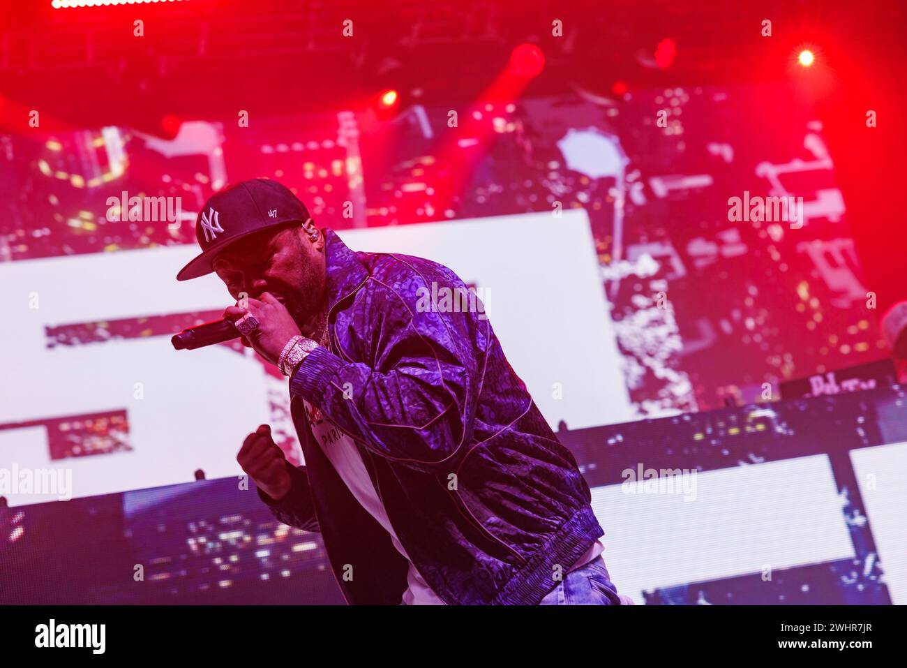 Las Vegas, NV, USA. 10th Feb, 2024. 50 Cent pictured performing at the ...