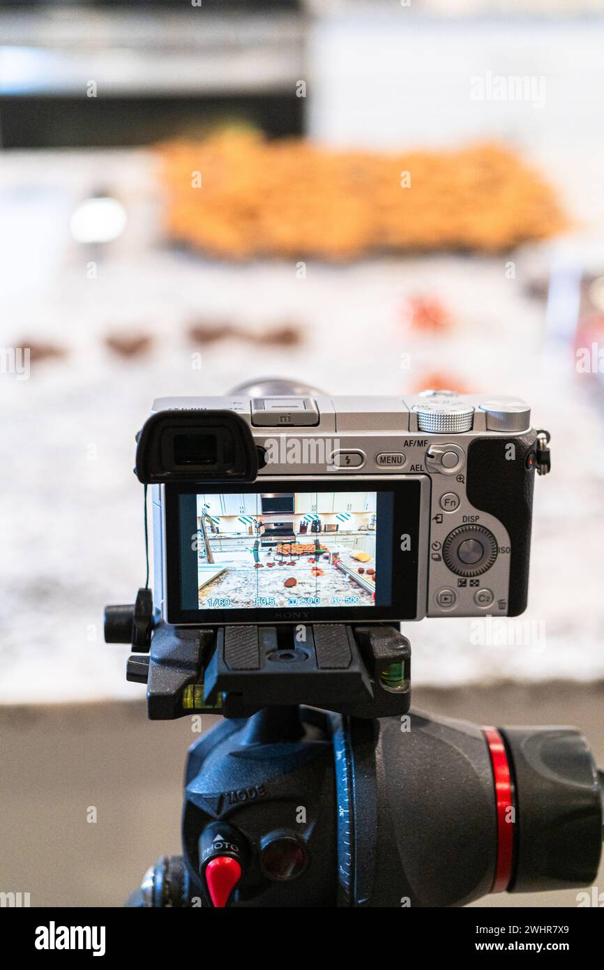 Mirrorless camera brown hi-res stock photography and images - Alamy