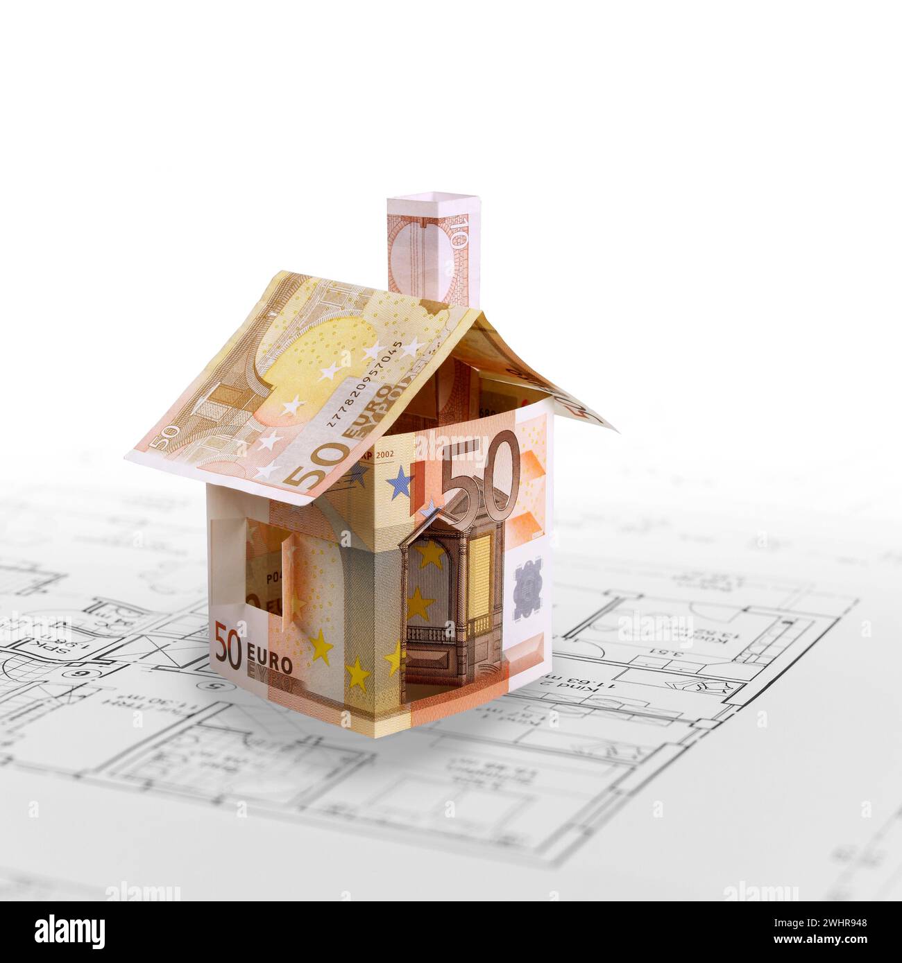 House of banknotes hi-res stock photography and images - Alamy