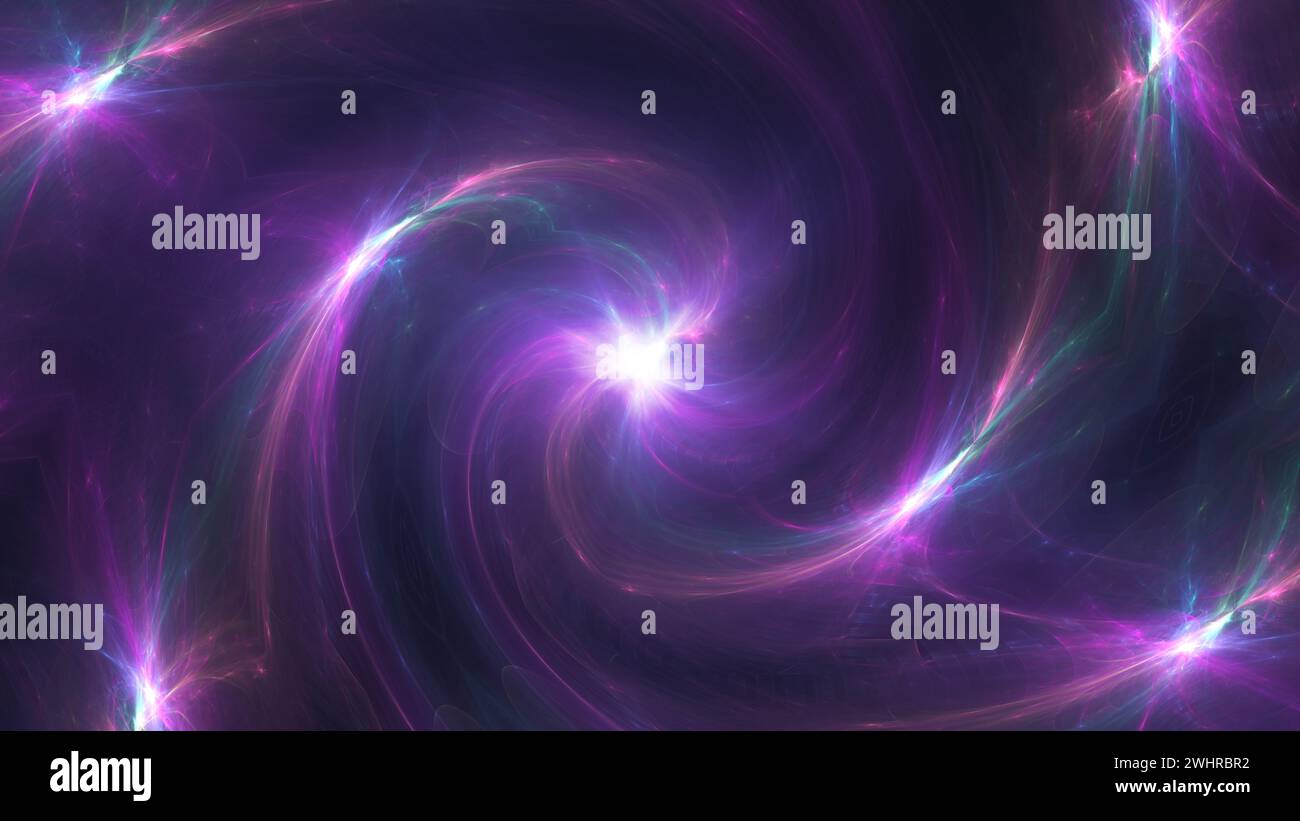 space nebula color smoke abstract illustration render Stock Photo - Alamy
